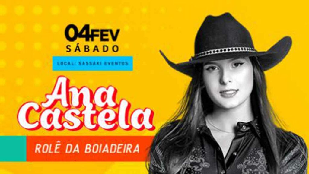Ana Castela em Ponta Grossa: informações e ingressos - Ache Festas