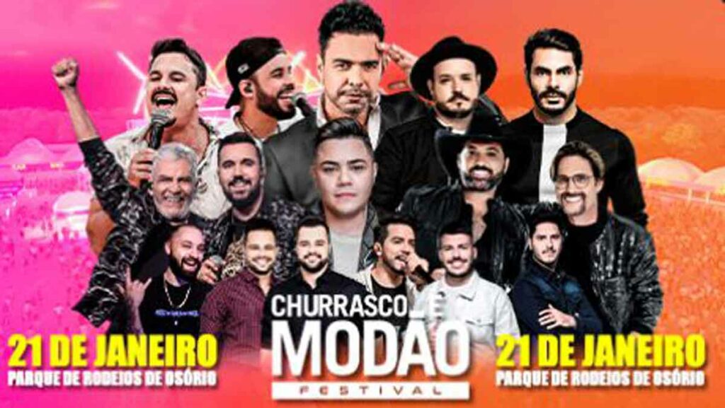 Churrasco e Modão Festival reúne Zezé e outros grandes artistas em ...