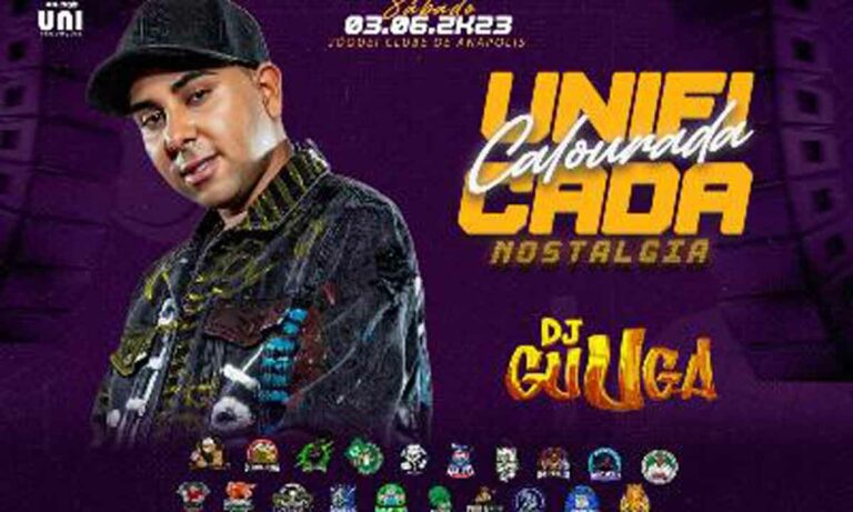 03 de junho: show do DJ Guuga em Anápolis - Ache Festas